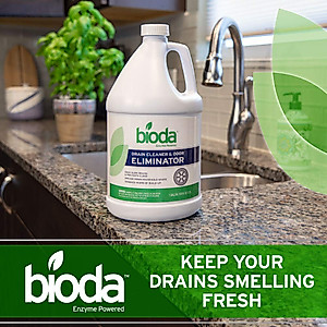 Bioda Professional Strength Enzyme Drain Cleaner, Septic Safe Drain Odor Eliminator, Smell Eliminator