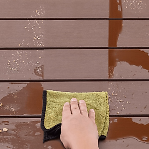 Psilvam Patio Dining Chairs, Poly Lumber Outdoor Patio Chair, Weather Resistant Patio Chair That Never Rust, Suitable for Garden & Backyard, Net Weight 28 LBs (21" D x 18" W x38 1/2" H, Brown)