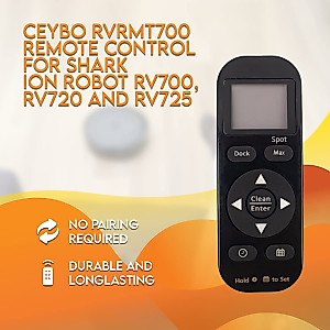 Original RVRMT700 Shark Ion Robot Vacuum Remote Control for RV700 RV700N RV720 RV720N RV725N