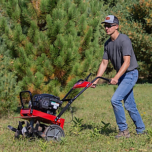 Toro Full Size Front Tine Tiller, 163cc Briggs & Stratton 4-Cycle Engine, Adjustable Tilling Width Up to 21", Variable Wheel Settings, Model Number: 58602