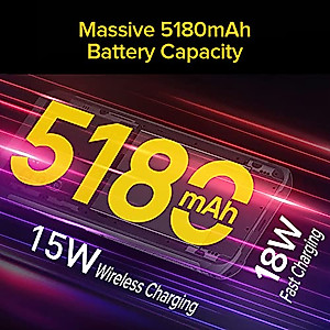 Ulefone Armor 12S Unlocked Rugged Smartphone 2023, MTK G99 13GB+128GB Waterproof Cell Phone, Android 12, 50MP Camera, 6.52" HD+, 5180mAh, Dual SIM 4G Rugged Phone NFC OTG GPS Wireless Charge, Black