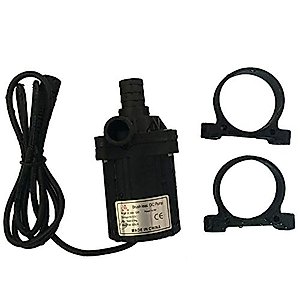 Shysky Tech Micro DC Water Pump 12V 40A-1245, 620L/H, 4.5M, for Garden Fountain, Submersible Water Pump