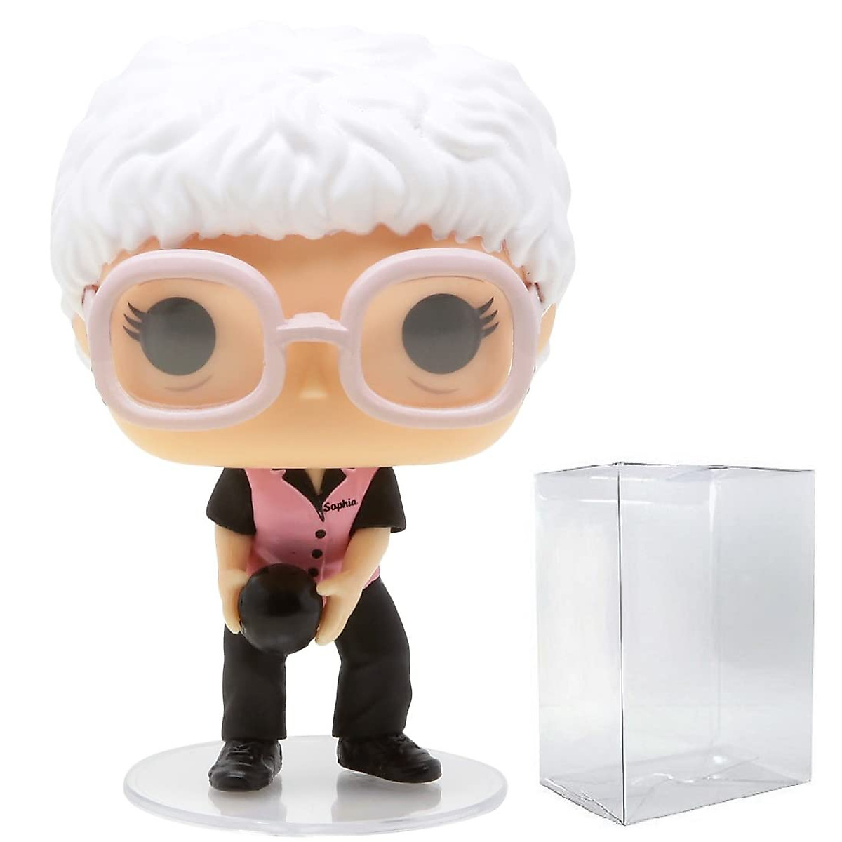 Funko TV: Golden Girls - Sophia in Bowling Uniform Pop! Vinyl Figure (Bundled with Compatible Pop Box Protector Case), Multicolored, 3.75 inches