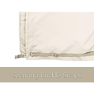 Covermates Air Conditioner Cover - Light Weight Material, Weather Resistant, Elastic Hem, AC & Equipment-Khaki