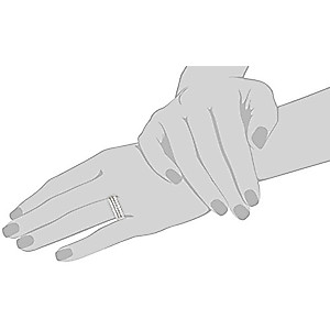 Amazon Essentials Sterling Silver Cubic Zirconia All-Around Band Stacking Ring Set (Set of 3), Size 6 (previously Amazon Collection)