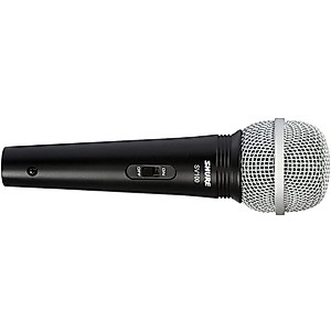 Shure SV100-W Multipurpose Cardioid Dynamic Vocal Microphone with On/Off Switch and 15' XLR-to-1/4" Cable