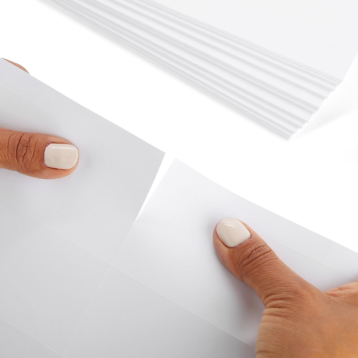 1000 Pieces Printable Business Cards, Perforated Card Stock Paper for Inkjet and Laser Printers, 10 Cards/Sheet (3.5 x 2 in)