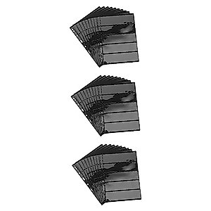 Ciieeo 30 Pcs Sheets Stamp Collection Inserts Stamps Postage Forever Postage Album Binder Sleeves Order Stamps Black Binders Stamp Loose-leaf Stamp Album The Pet A5 Standard Edition