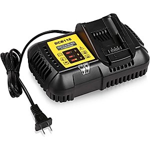 DCB118 for Dewalt Battery Charger Fast Charger for Dewalt Flexvolt 20V/60V Max Battery (Charger Only)