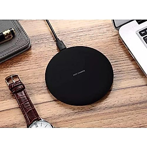 UrbanX OptiPad Fast Wireless Charger Pad for Motorola Droid Turbo 2 / ThinkPhone/Defy 2 / Edge+ 5G UW (2022) / X30 Pro/Edge 30 Pro/Edge (2022) / Edge 30 Ultra / 10W Fast-Charging Soft Touch Top