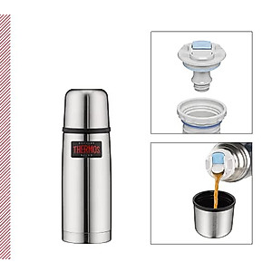 Thermos Light and Compact Flask, Stainless Steel, 350 ml