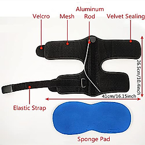 Adjustable Ankle Compression Band Support Foot Drop Orthosis Plantar Fasciitis Brace Night Splint for Men Women Breathable Arch Foot Pain Relief Achilles Tendonitis Foot Support Stabilizer