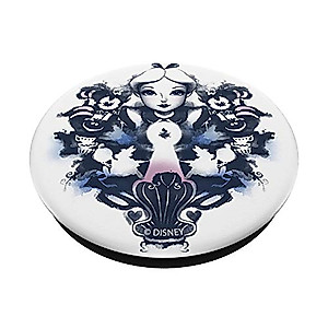 Disney Alice In Wonderland Alice Rorschach Portrait PopSockets Swappable PopGrip