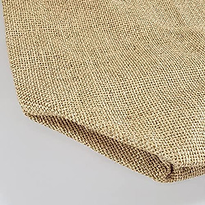 Large Reusable Jute Tote Bags Burlap Totes with Cotton Handles and Interior Lining Beach, Pool, Shopping 22" x 16" x 6" Natural