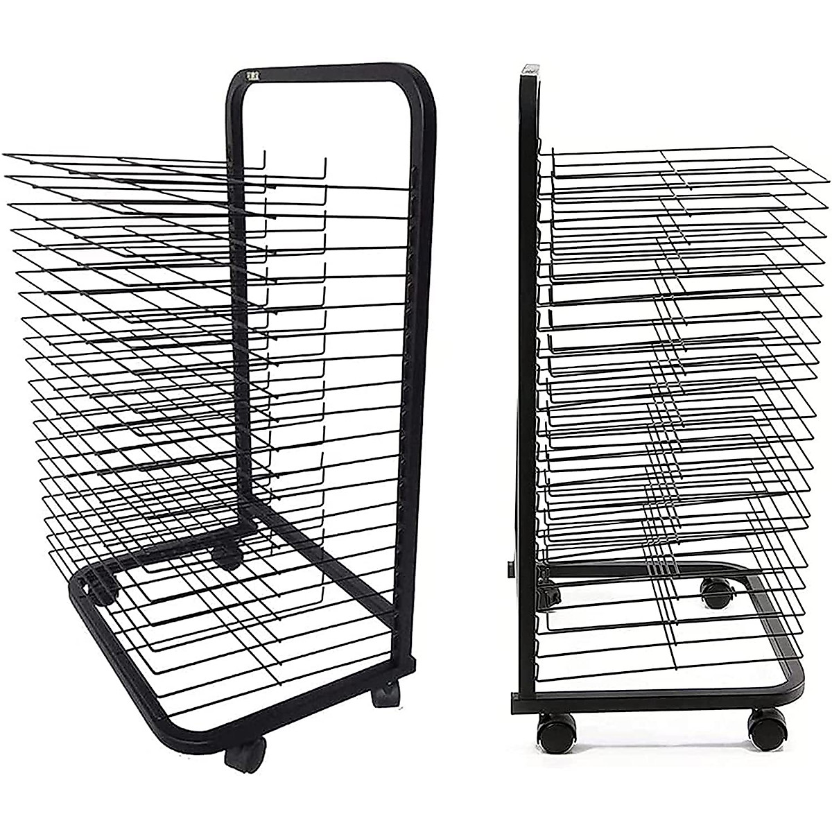 Art Drying Rack, Mobile Art Drying Rack with Wire Rack for Artwork, Art Studio, Drying and Printing Rack, Great for Schools and Art Clubs