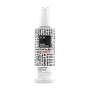 IGK GOOD BEHAVIOR 4-in-1 Prep Spray | Leave In + Detangle + Heat Protectant | Vegan + Cruelty Free | 7 Oz