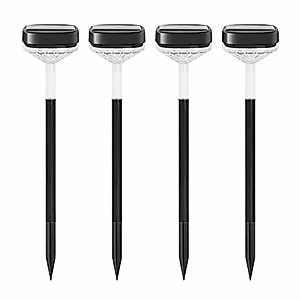 ketive High Bright Solar Pathway Lights Outdoor Garden,Landscape Path Lights, Waterproof Solar Yard Lights,Wireless Outside Garden Lights,Cold White,4 Pack