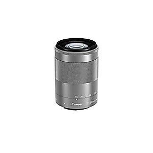 Canon EF-M 55-200mm f/4.5-6.3 Image Stabilization STM Zoom Lens (Silver) (Renewed)