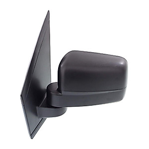 Kool Vue Driver & Passenger Side Manual Mirrors for Ford Transit Connect 2011-2013 With Spotter Glass Textured