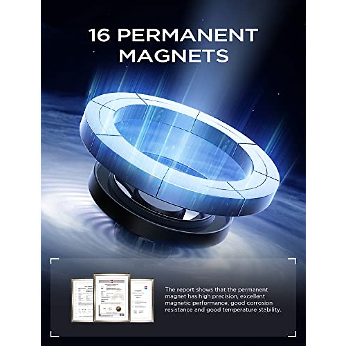 LISEN for MagSafe Car Mount [16 Strong Magnets] Magnetic Phone Holder for Car, Hands Free iPhone Car Holder Mount Vent Phone Mount for Car Fit for iPhone 14 13 12 Pro Max Plus Mini