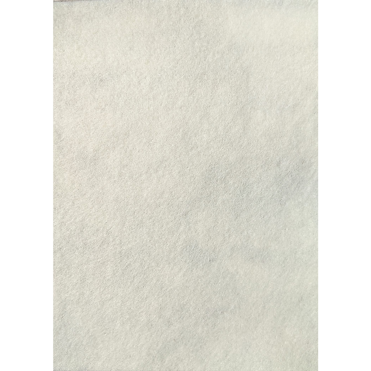 Natural Undyed - XXL Wool Sheet - 100% Virgin Wool - All Natural - National Nonwovens - Made in The USA - 36 in x 36 in - Cream/Ivory White