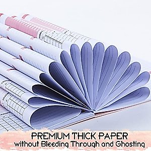 Undated Weekly Planner- Weekly Goals Notebook, A5 To Do List Planner, Habit Tracker Journal with Spiral Binding, Tracker and Goal Planner, 5.7 x 8.0 inches