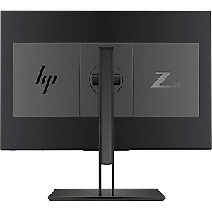 HP Z24i G2 24 Inch 1920 x 1200 IPS LED Backlit Monitor (1JS08A8#ABA) 2-Pack Display Bundle with Desk Mount Clamp Fully Adjustable Dual Monitor Stand