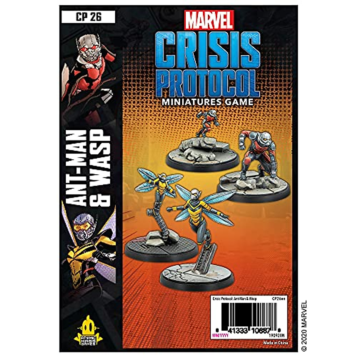 Marvel Crisis Protocol Ant-Man and Wasp CHARACTER PACK | Miniatures Battle Game | Strategy Game for Adults and Teens | Ages 14+ | 2 Players | Avg. Playtime 90 Minutes | Made by Atomic Mass Games