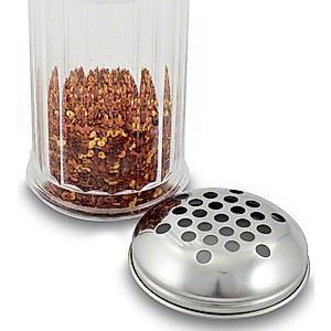 American Metalcraft 12 oz Cheese Shaker Top w/Extra Large Holes,Silver