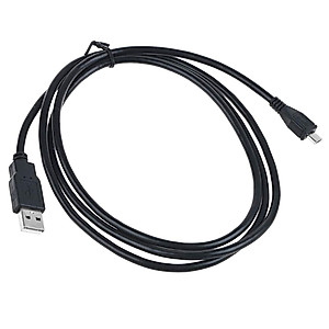 Digipartspower USB Charging Cable PC Laptop DC Charger Power Cord for Craig Electronics CMA3594 CMA3594-OD CMA3594OD Bluetooth Wireless Stereo Portable Speaker with Color Charging Lights