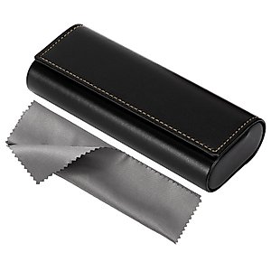 Vemiss Hard Shell Eyeglasses Case Lightweight Portable Case for Women,Men (Z-Black)