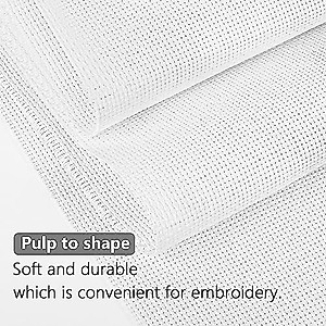 Cross Stitch Aida Fabric 16 Count, 59 by 39 Inch Large Size, Classic Reserve Cross Stitch Aida Cloth for Home DIY Embroidery Decoration