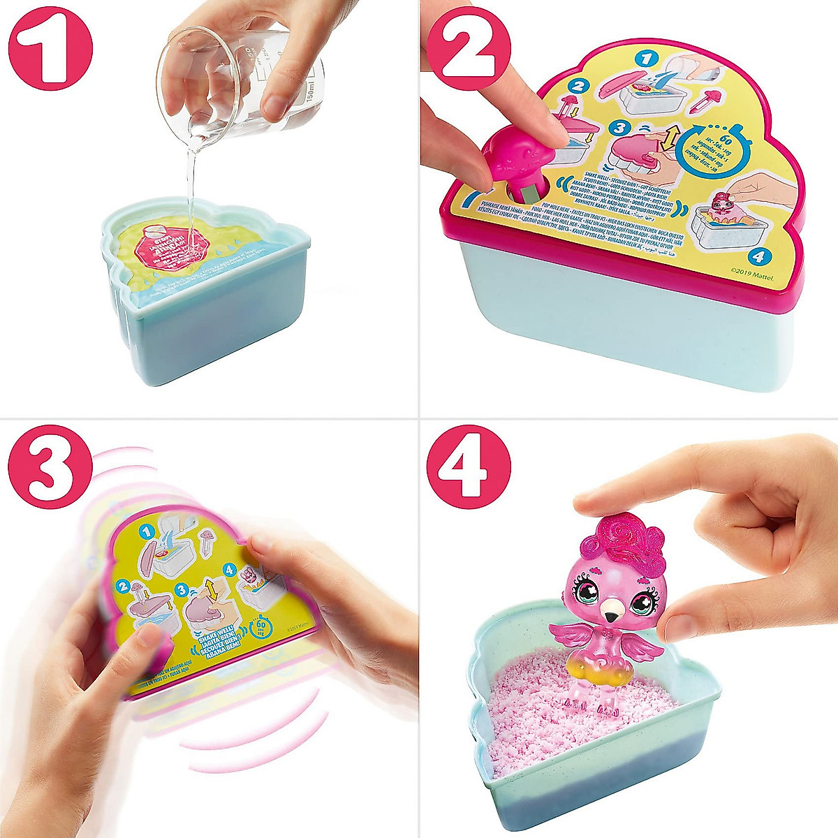 Mattel Cloudees Cloud Themed Toy with Hidden Surprise, Interactive Cloud Toy with Accessories, Toys for Kids 4 and Up