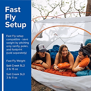 Big Agnes Salt Creek SL Backpacking Tent, 2 Person