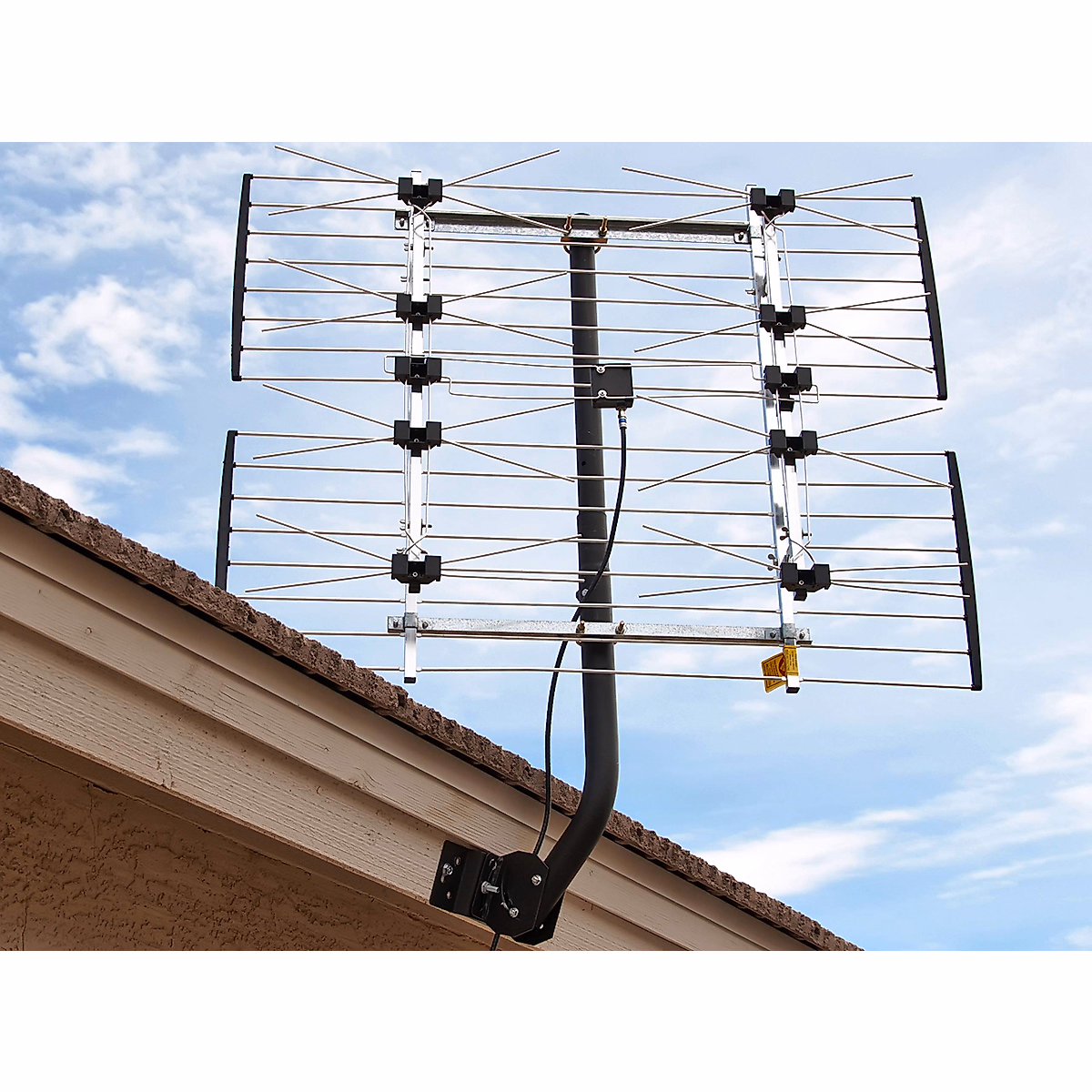 Channel Master EXTREMEtenna - Multi-Directional Outdoor HDTV Digital Antenna, 80+ Mile Range, 8-Bay Bowtie, 180° Wide-Angle Reception, Industry-Leading Reception Power, UHF/VHF Support for Free OTA TV