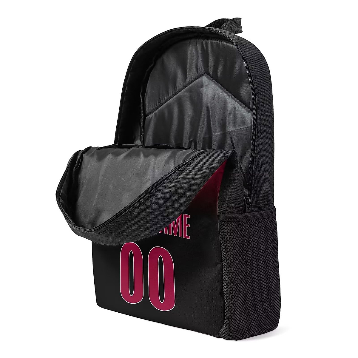 Miami Custom Backpack High Capacity,Add Personalized Name And Number, Backpack for Men Women,Basketball Bags for Teenagers