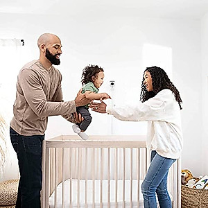 Miku Pro Contact-Free Breathing & Sleep Tracking Monitor - Real-Time Smart Baby Monitor & Wall Mount - HD Video Baby Monitor with Camera & Audio, Night Vision, Humidity & Temperature - Two-Way Talk