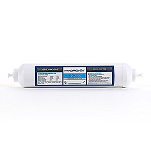 Hydronix ICF-10Q/3 Inline Post Activated Carbon Water Filter Replacement Cartridge with 1/4-Inch Quick Connect for Refrigerator, Ice Maker, RO Reverse Osmosis System, 2000 Gallons (3 Pack)