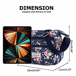 LassZone Women's Totes Bag Multi-Pocket Casual Handbags Crossbody Shoulder Bags for Women Ladies Girls Simlish Shopping Bag