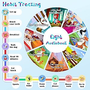 Kids Smart Watch Girls Boys - Smart Watch for Kids Game Watch Gifts for 4-12 Years Old with 15 Games Camera Alarm Video Music Player Pedometer Flashlight Birthday Gift Toys for Boys Girls (Black)