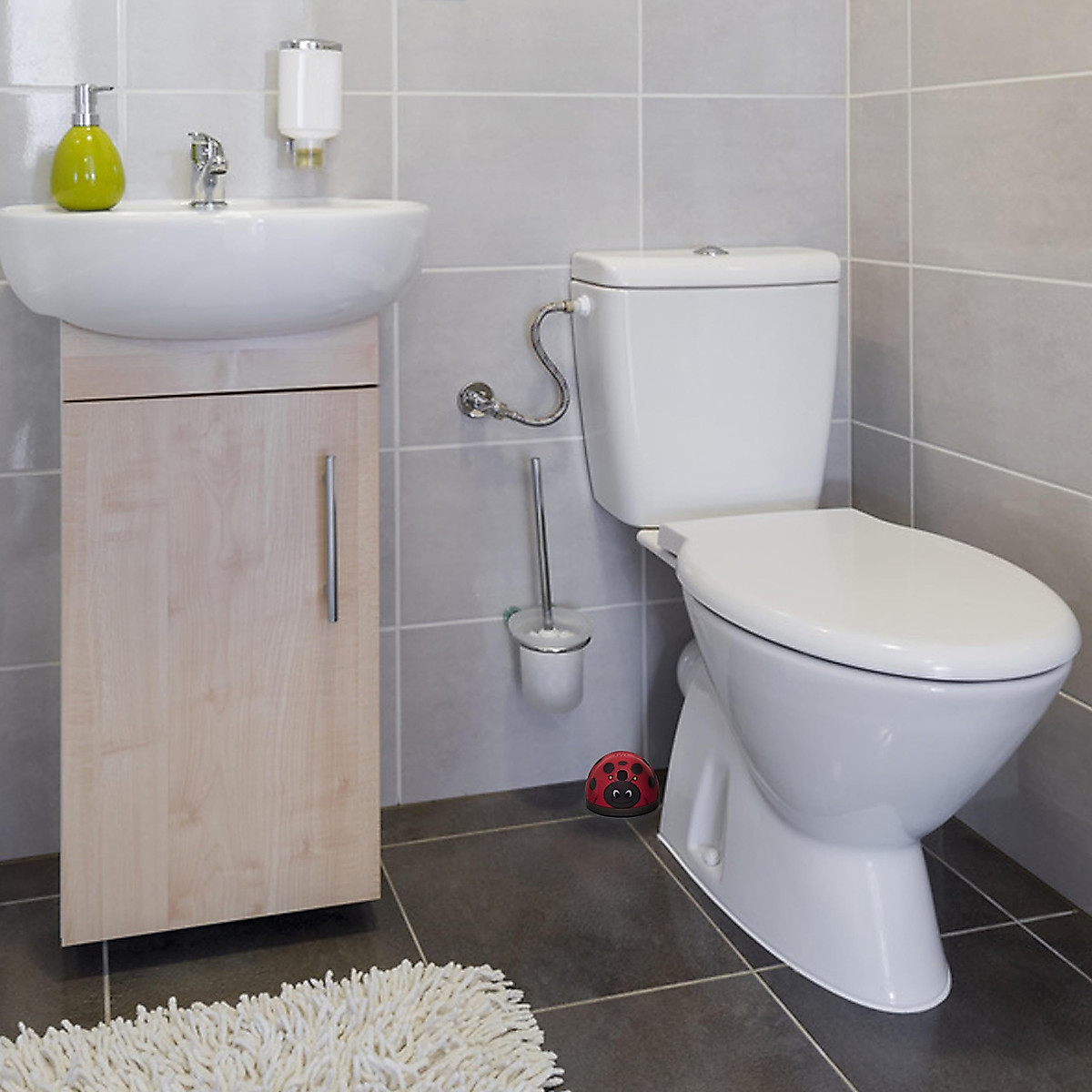 Water Leak Monitoring Sensor with Alarm 1 Pack - Leak Bug Electronic Water & Flood Leak Detector - Detects as Little as 1/32" of Water - Overflow Alert Sensor Beeps Loudly When Water is Detected