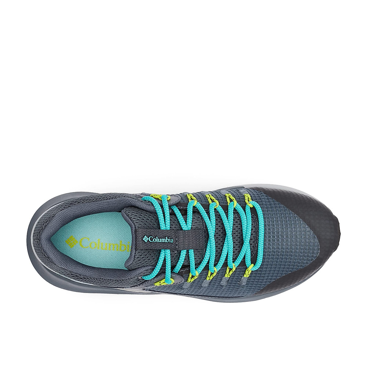 Columbia Womens Trailstorm Waterproof Hiking Shoe, Graphite/Dolphin, 7.5 US