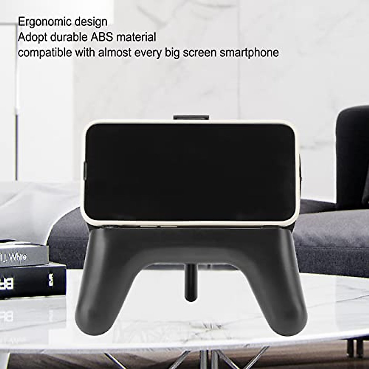 Tgoon Mobile Game Controller, Ergonomic Design Widely Compatible Mobile Game Controller Radiator Hands Free for Home