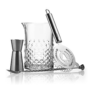 Libbey Classic Cocktail Carats 4-Piece Bar Mixing Set