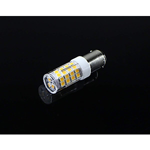 MaoTopCom 4W BA15D LED Corn Light Bulbs- BA15D LED Double Contact Bayonet Base Sewing Machine Bulb 120V Warm White 3000K LED Corn Bulb 40W Halogen Replacement Bulb(4 Pack)