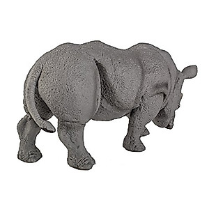 Safari Ltd. White Rhino Toy Figurine - Realistic, Hand-Painted 5.75" Model Figure - Safe, Educational Toy for Boys, Girls & Kids Ages 3+
