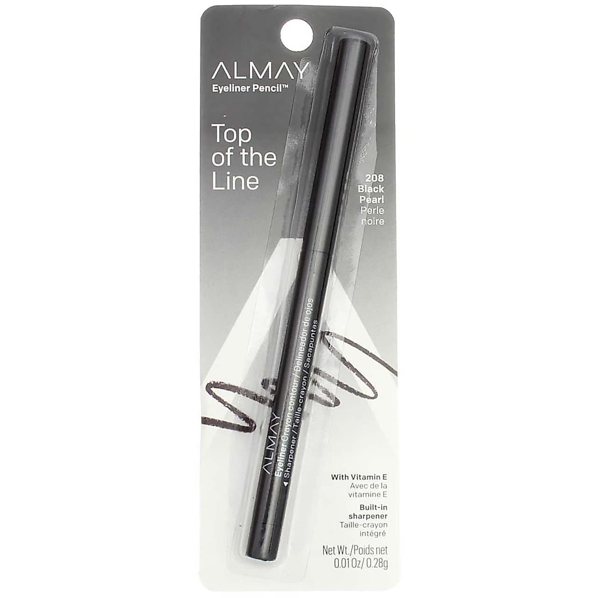 Almay intense i-color Eyeliner, Black Pearl, 0.01 ounces (Pack of 2)