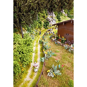 Noch 8610 Lichen Assorted Grn 1oz G,0,H0,TT,N,Z Scale