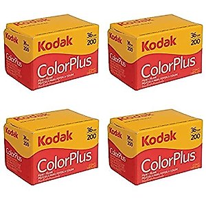 4 Rolls of Kodak Colorplus 200 ASA 36 Exposure