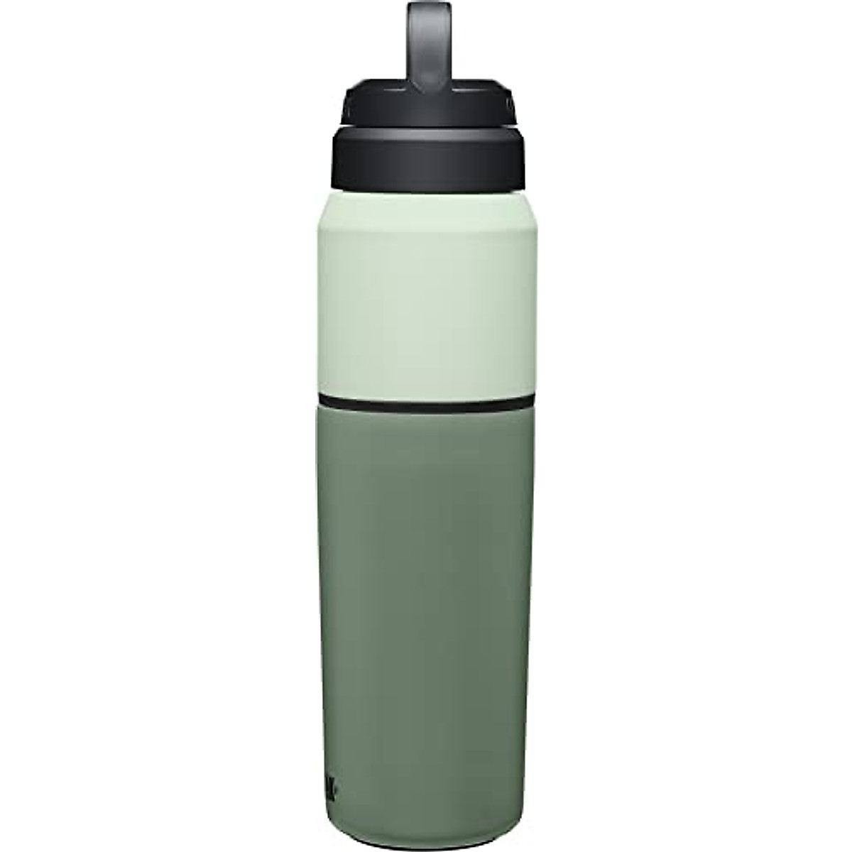 CamelBak MultiBev Water Bottle & Travel Cup – Vacuum Insulated Stainless Steel – Moss/Mint – 22 oz bottle & 16 oz cup